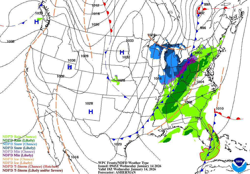 A big change in weather gets underway; a major pattern shift begins ...